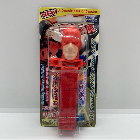 Marvel | Other | New Vintage Klik Marvel Dare Devil Smarties Candy ...